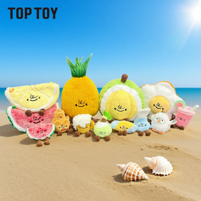 Summer Beach Party Series Soft Cute Plush Dolls & Pendant & Shoulder B ...
